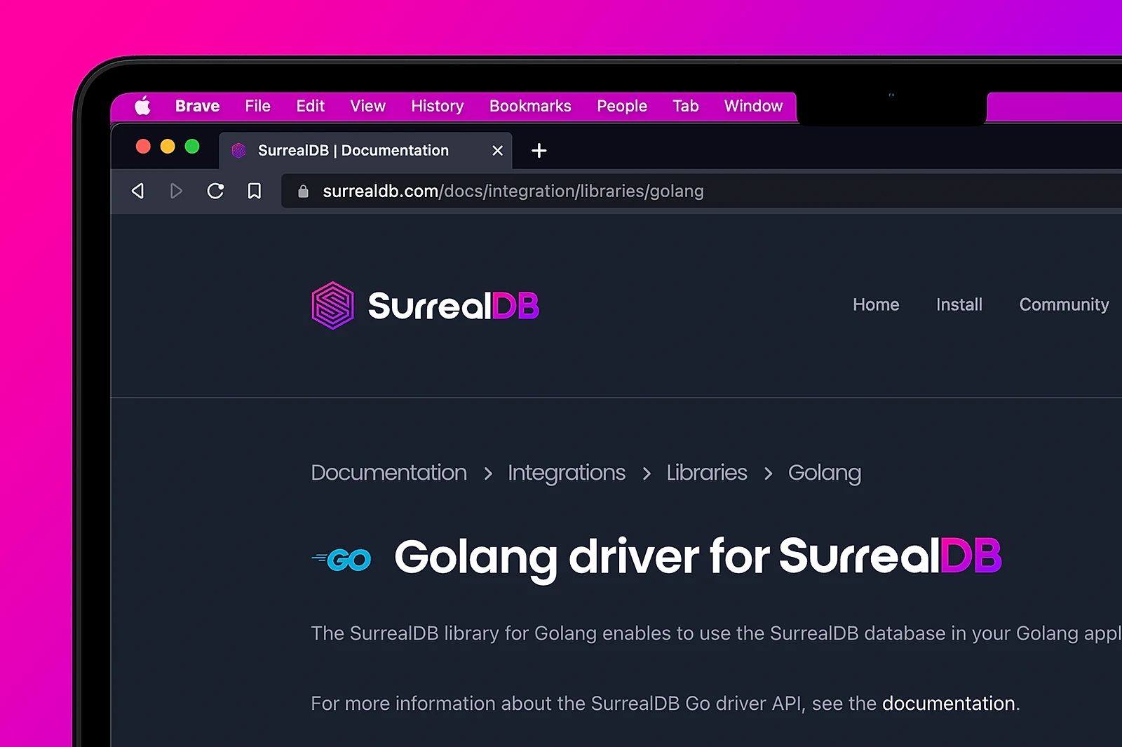 SurrealDB | Getting started with the SurrealDB Go Driver